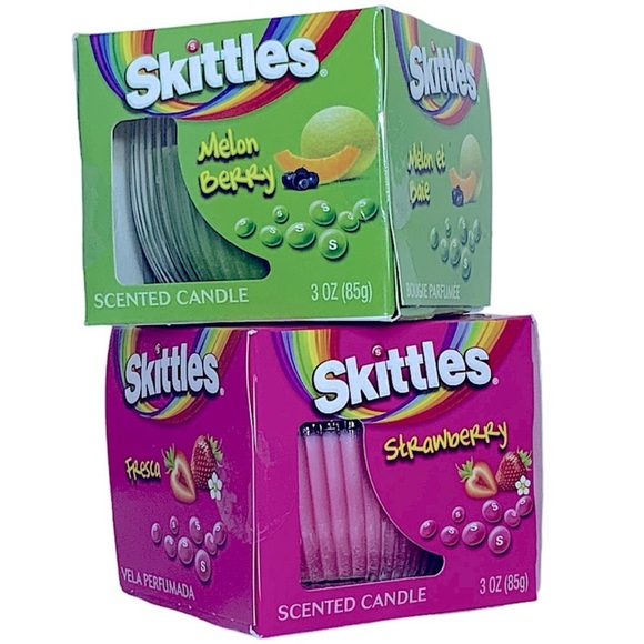 Starburst Candle Company | Accents | Skittles Candy Candles Scented ...